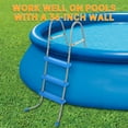 Kojem Steel Pool Ladder, 36 inch, 3 Steps, Slip-Resistant, for Above ...