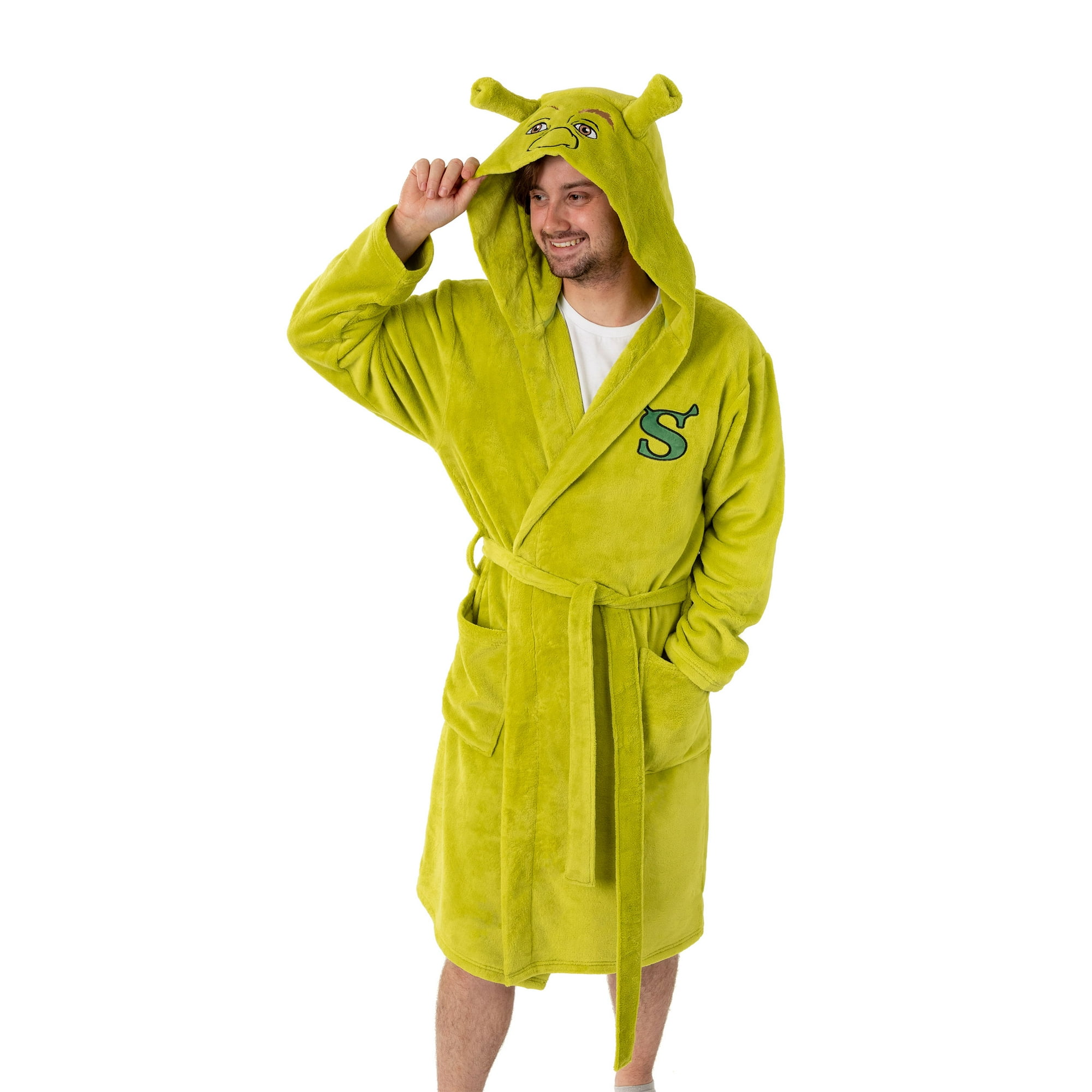 Click here for Shrek Unisex Green Hooded Bathrobe prices