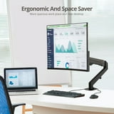 Single Gas Spring C-Clamp Monitor Desk Mount, 17" to 27" - Walmart.com