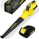 Walensee 20V Cordless Leaf Blower, 2-Speed, 130 MPH, 2.0Ah Battery ...