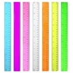 Bazic Plastic Jeweltones Color Ruler, 12 inches, 4 per Pack (3-Pack ...