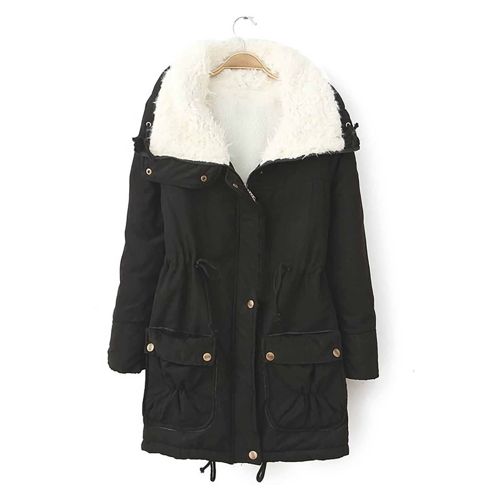 Click here for Meichang Womens Winter Coats 2023 Trendy Lapel Par... prices