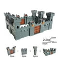 2374pcs Stronghold Medieval Castle for Military Battle Building Block ...