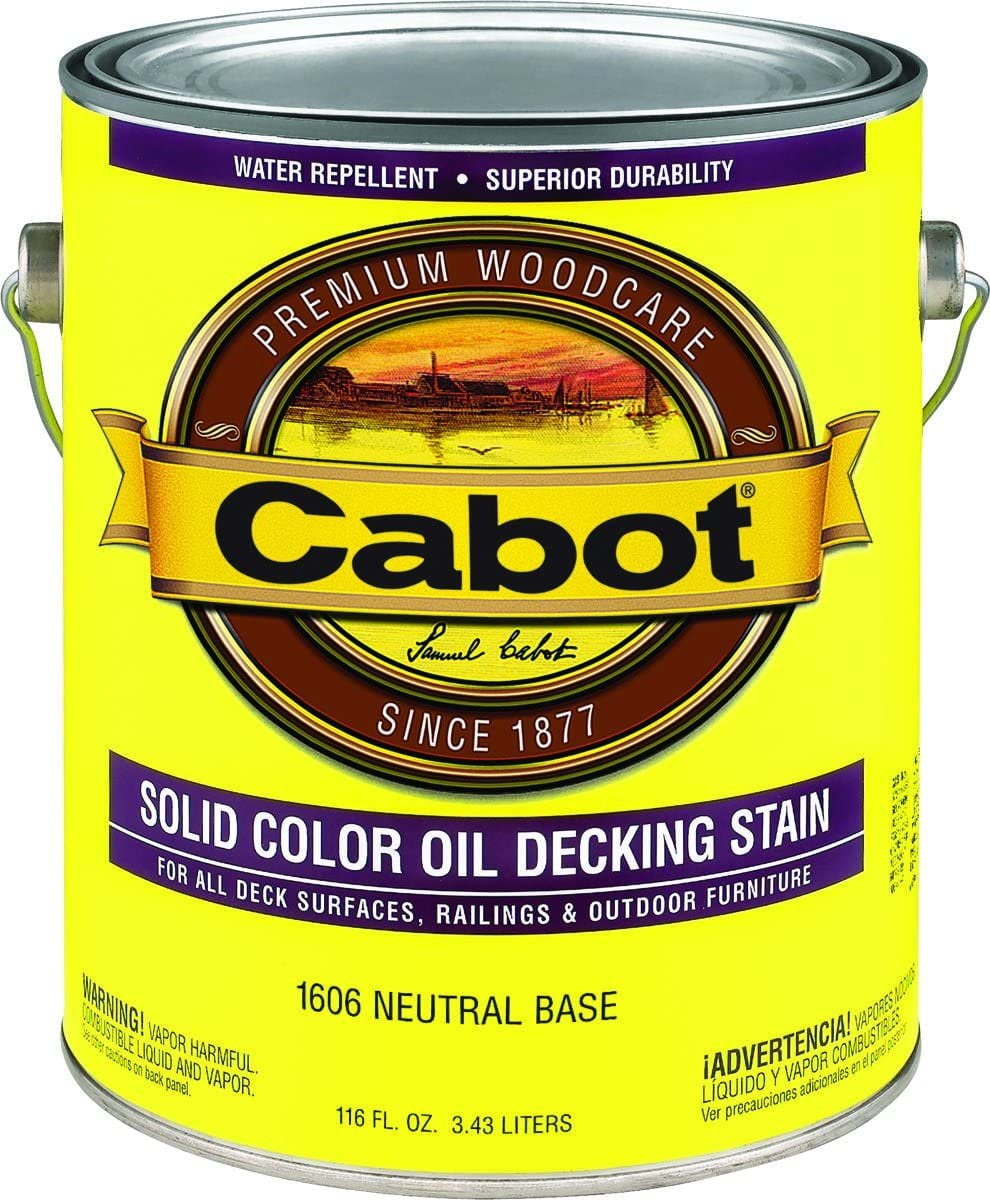 Cabot Solid Color Oil-Based Decking Stain - Walmart.com