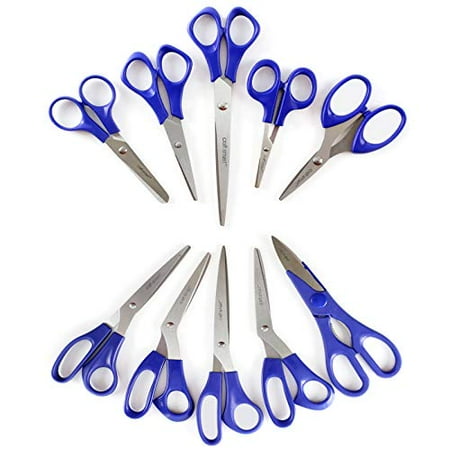 Multi-Purpose Scissors Variety Pack by Craft Smart, 10 Pieces | Walmart ...