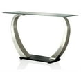 Bowery Hill Modern styled Metal Console Table in Gray Finish - Walmart.com