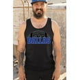 Dallas Skyline Football Tank Top Texas Fantasy League Bleed Blue ...