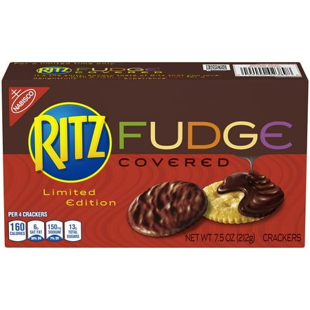 Nabisco Ritz Fudge Covered Crackers Limited Edition, 7.5 Oz. - Walmart.com