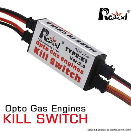 Rcexl Opto Gas Engine Kill Switch Shut Down Version 2.0 for RC Gasoline ...