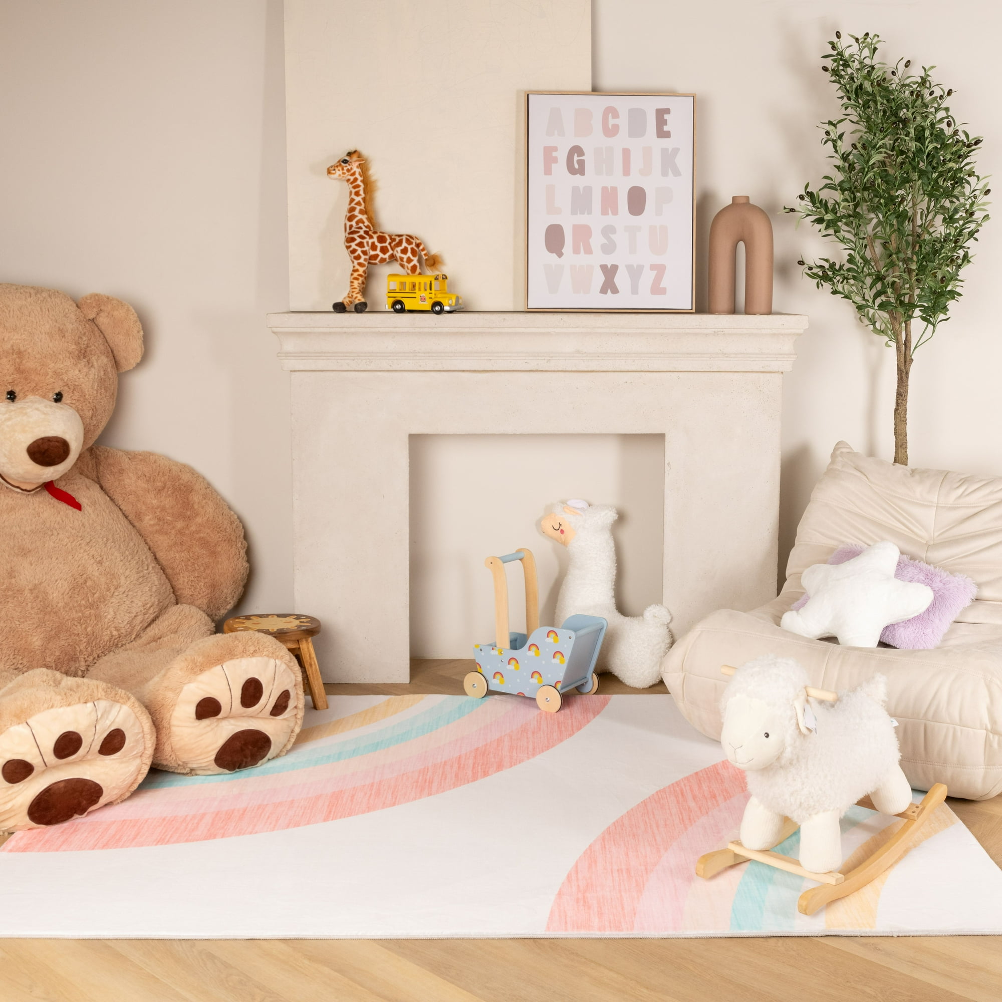 Click here for Rug Branch Kids Rainbow Soft Playmat Indoor Area R... prices