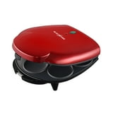 EUROSTAR 6-Serving Arepa Maker, Red - Walmart.com