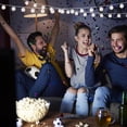 Avdolw Football LED String Lights - Decorative Soccer Ball Lights for ...