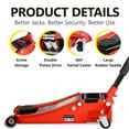 3 Ton Hydraulic Floor Jack With Dual Pump Quickly Lifting Device, Low ...
