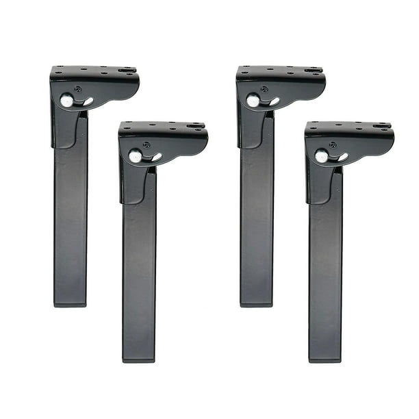 4 Pcs Folding Table Legs Metal Furniture Legs Height 300mm / 12 Inch ...