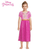 Disney Princess Rapunzel Girls' Fantasy Gown Night PJs Sleep Pajamas in ...