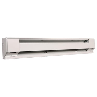 King Electric 6' Baseboard Heater, 1500W / 120V, Bright White, 6K1215BW ...