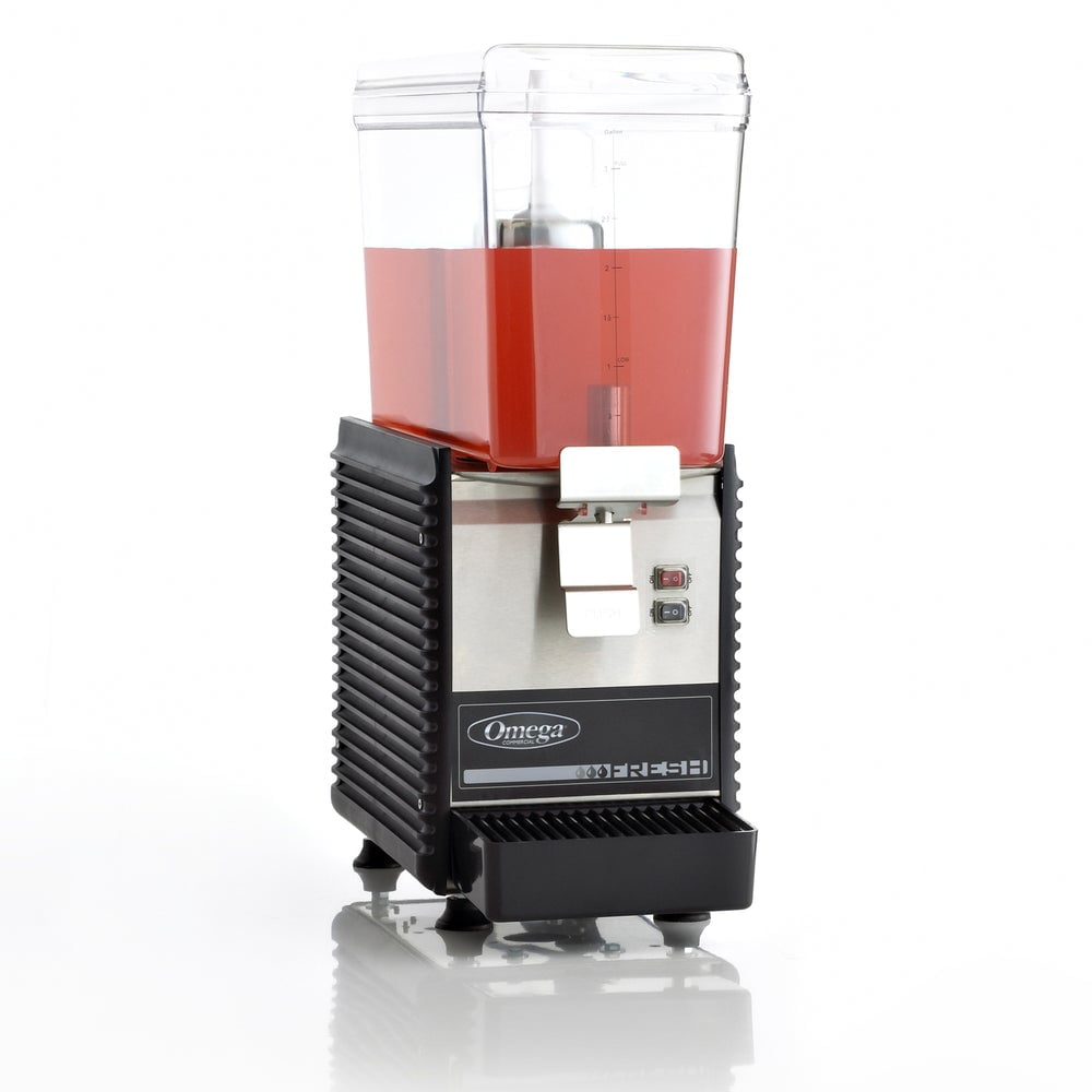 Omega OSD10 Beverage Dispenser - Single 3-Gallon Juice Container with ...