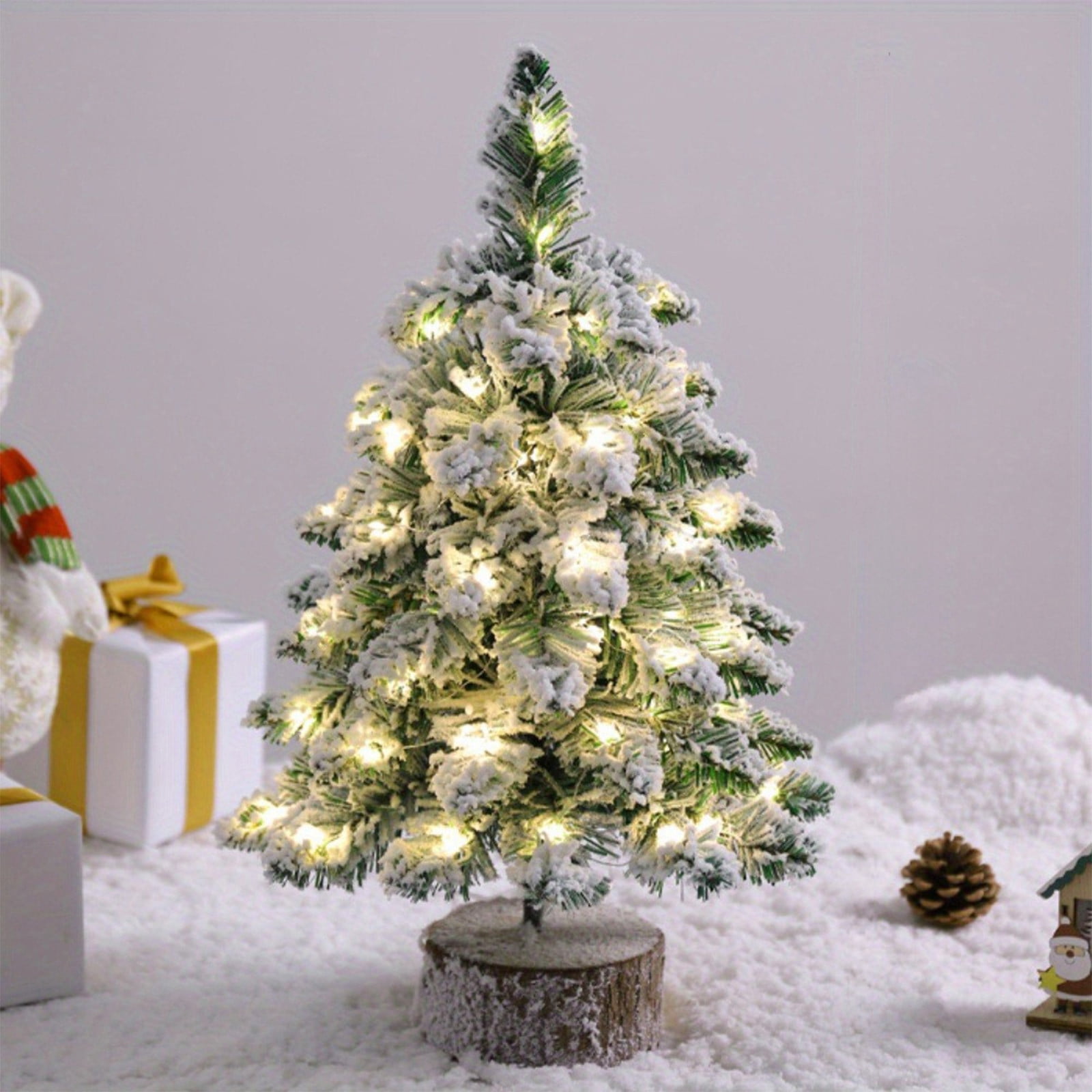 Click here for Blaxill Christmas Tree With Led Lights Flocked Sno... prices