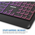 PHILIPS Ultra-Slim USB Keyboard | Low-Profile Full-Sized Wired PC ...