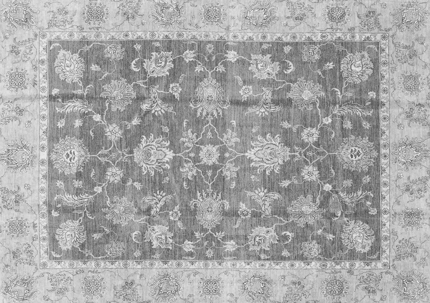 Ahgly Company Indoor Rectangle Abstract Gray Modern Area Rugs, 2' x 3 ...