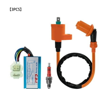 Goriertaly 3 Pcs/set Moped Scooter Ignition Coil Racing Kart ATV Spark ...