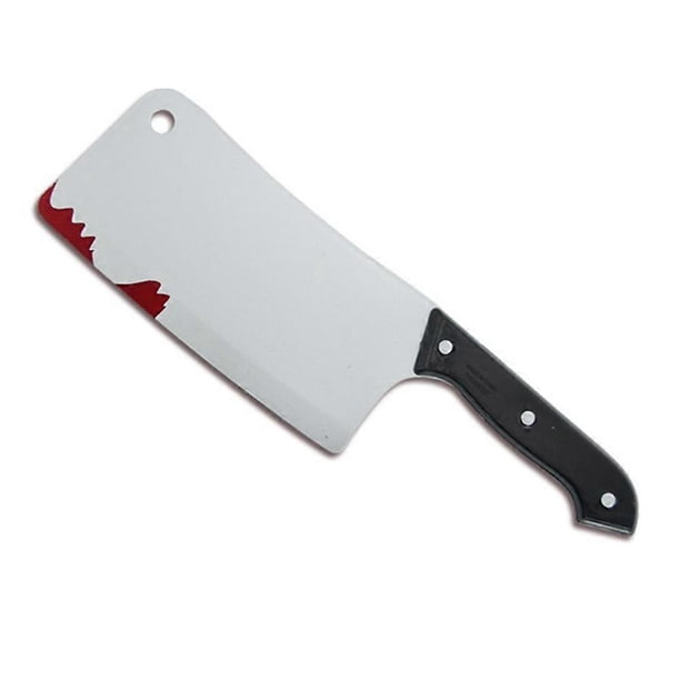 Bloody Cleaver, Knifes Realistic Kitchen Cleaver Prop for Prank Toys ...
