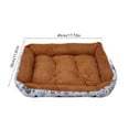 Dog Bed Rectangular Pet Bed For Cats And Dogs Extra Thick Warm Plush ...
