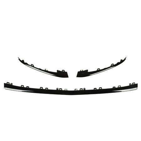 Car Front Body Kit, Left Middle Right Perfect Fit 3pcs Front Bumper ...