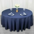 Efavormart 108" Seamless Premium Polyester Table Linens Round ...