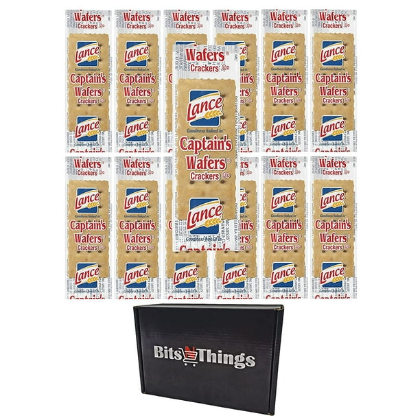 Lance Captain's Wafers Crackers - Two Crackers per Pouch - Pack of 50 ...