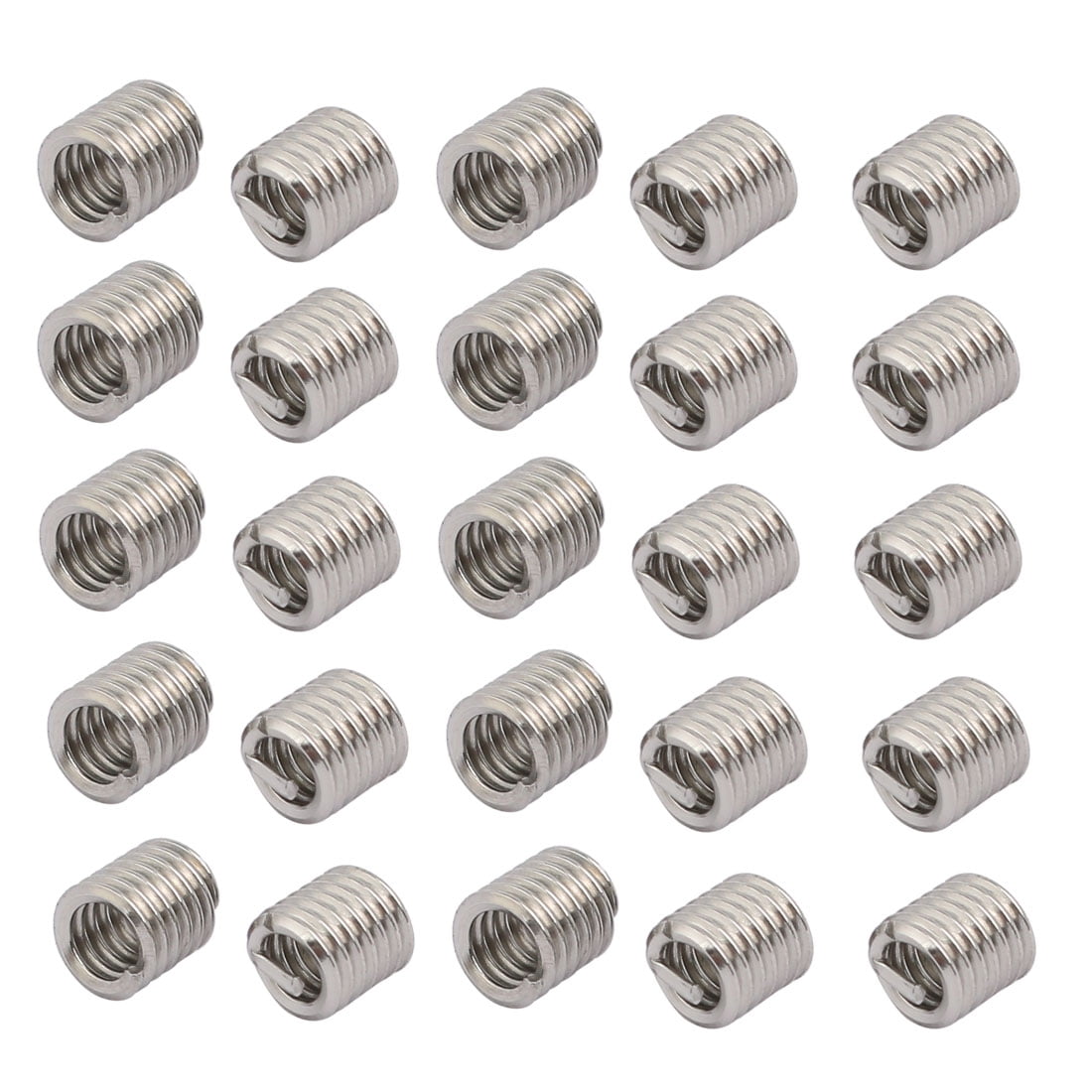 #6-32x0.276" 304 Stainless Steel Helical Coil Wire Thread Insert 25pcs ...