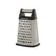 Kitchenaid Stainless Steel Box Grater in Black Handle, Dishwasher Safe ...