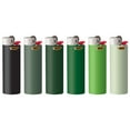 BIC Classic Lighters, Shades of Green, Reliable, 12-Pack - Walmart.com