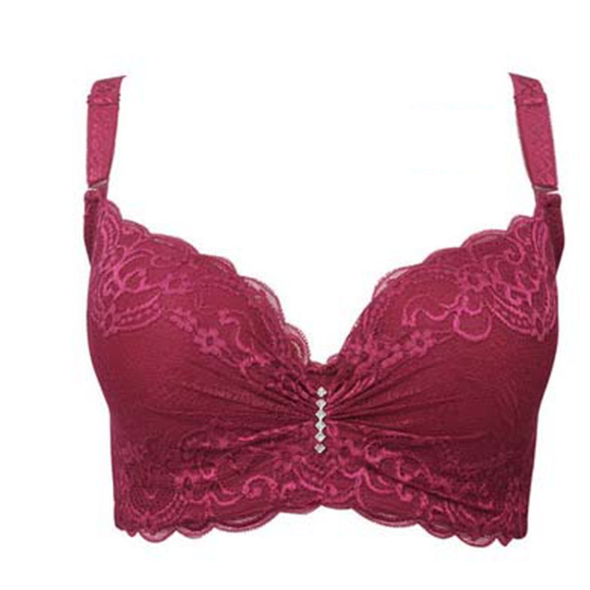 UK Women C D Cup Saxy Lace Push Up Bra Plus Size Wired Convertible ...