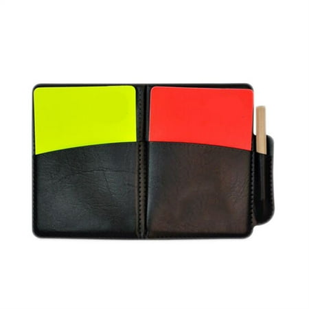 Sports Referee Card Set Football Red Yellow Card Sports Soccer Referee ...
