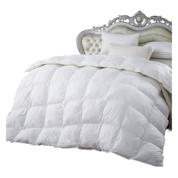 California (Cal) King Size Luxurious 1200 Thread Count Goose Down ...