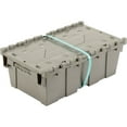 Global Industrial Plastic Attached Lid Shipping & Storage Container 19 ...