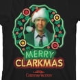 National Lampoon's Christmas Vacation Merry Clarkmas Neon Wreath Youth ...