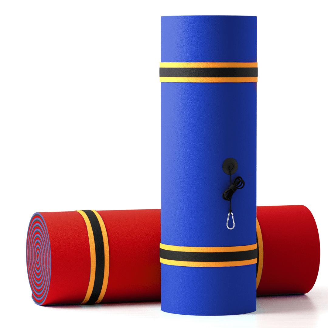 SOWKT Lily Pad Floating Mat for Lakes and Boating (18x6 Feet, Red/White ...