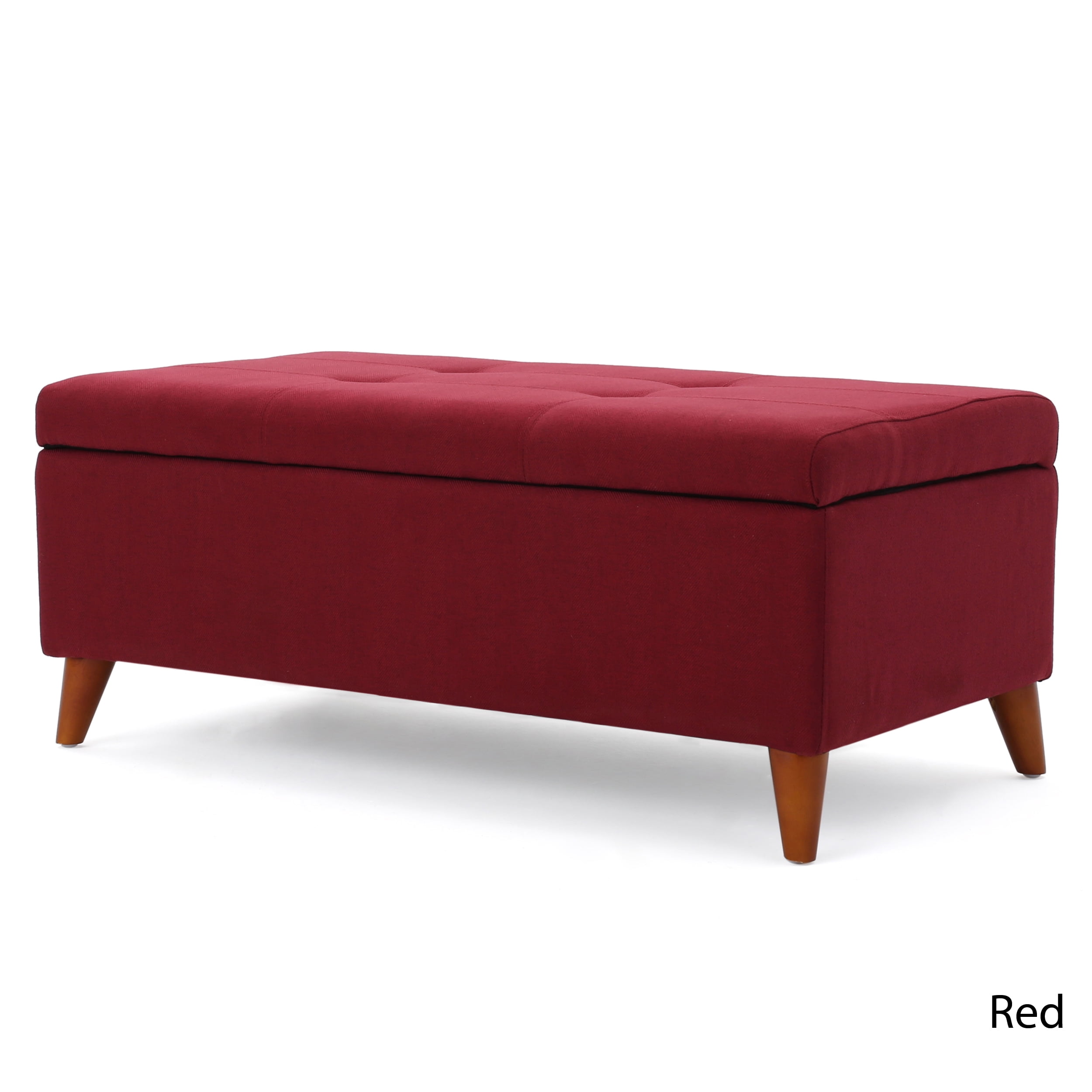 Marr Fabric Storage Ottoman, Multiple Colors - Walmart.com