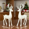 Realistic Christmas Reindeer Figurines, Standing Deer Model with ...