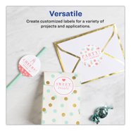 Avery Glossy Clear Oval Labels, 4" x 6", 200 Labels - Walmart.com