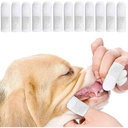 Dog Finger Toothbrush, Cloth Pet Finger Toothbrush Dental Hygiene ...