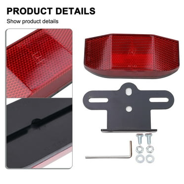 Waterproof Bike Bicycle Cycling 5 LED Night Safety Flashing Rear Tail ...