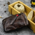 Vintage Men's Genuine Leather Mini Coin Purse Card Case Holder Wallet ...