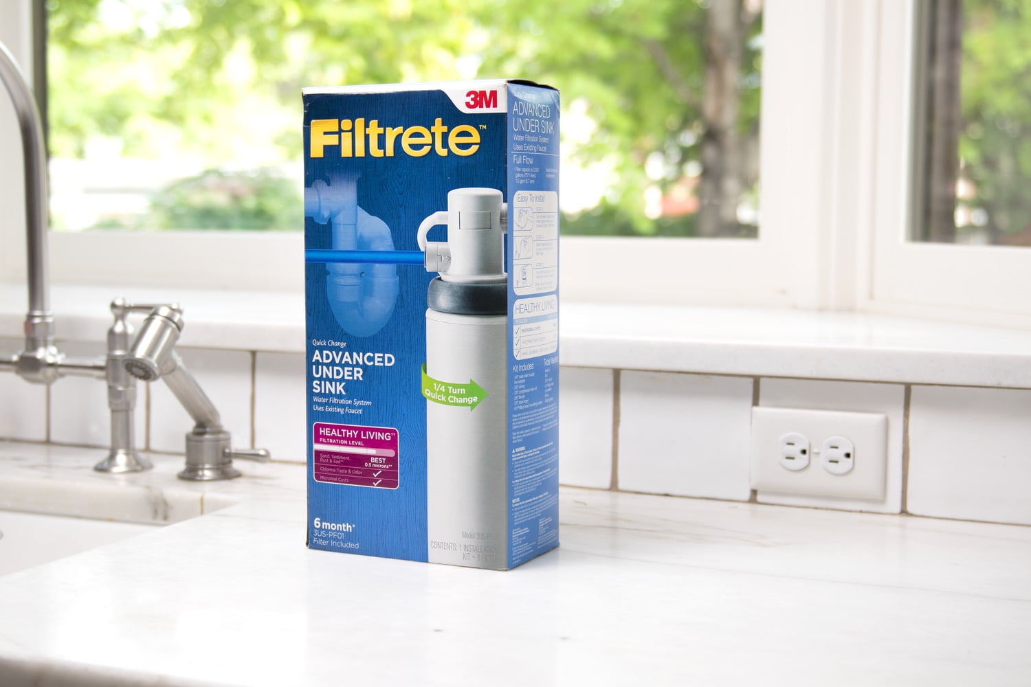x2 New Filtrete Model 3US-PF01 Filters Advanced Water Filtration Under ... x2 New Filtrete Model 3US-PF01 Filters Advanced Water Filtration Under ...