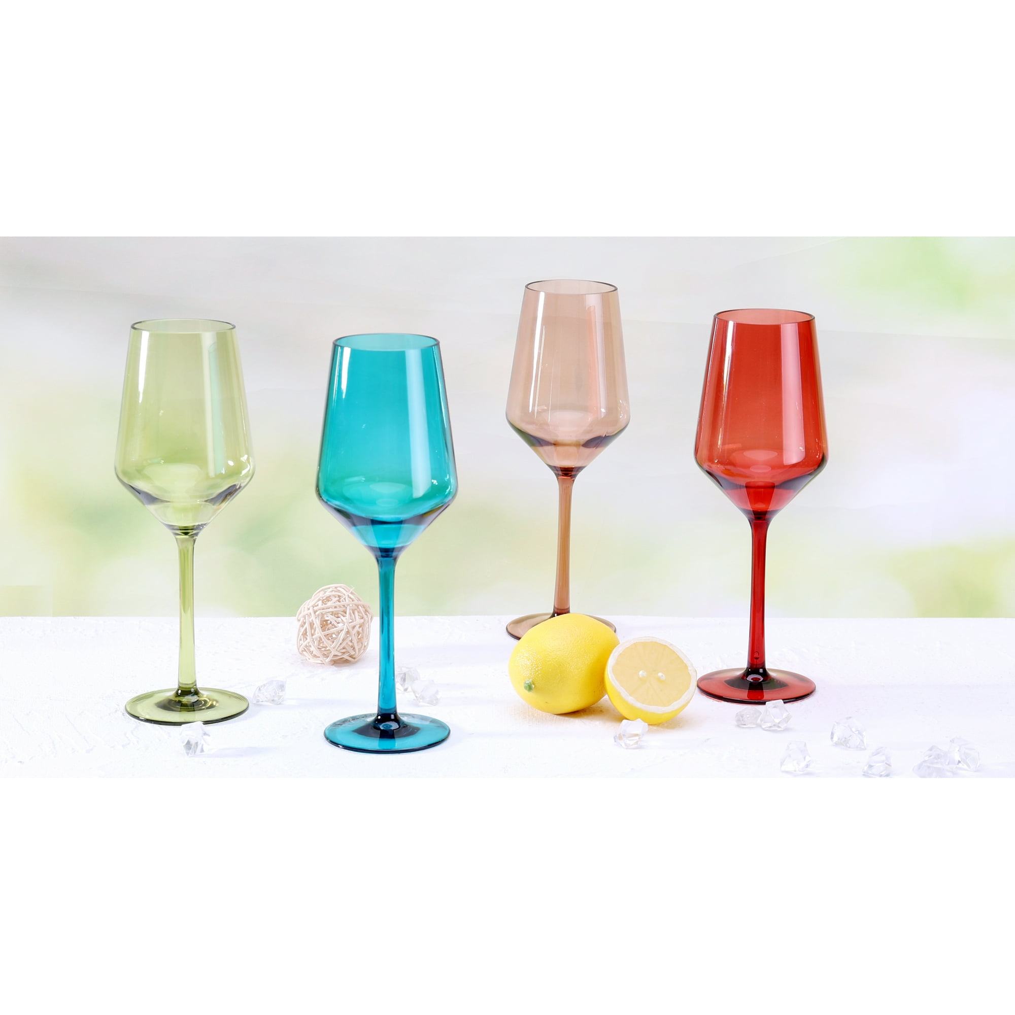 Click here for Homestrends Hometrends Tinted Acrylic Wine Glass 3... prices