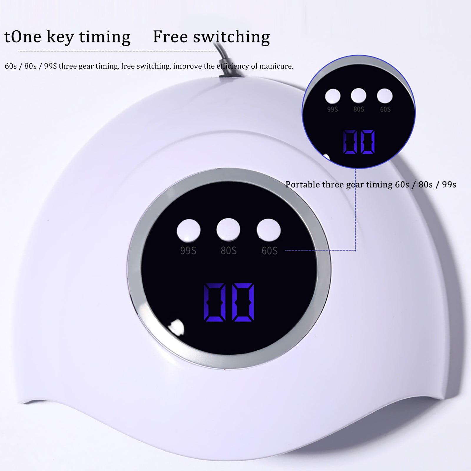 Click here for Wifklsiipg Led 54w Uv Nail Gel Curing Nail Art Mac... prices