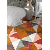 Well Woven Vettore Lexington 7'10" x 10'6" Modern Geometric Triangle ...