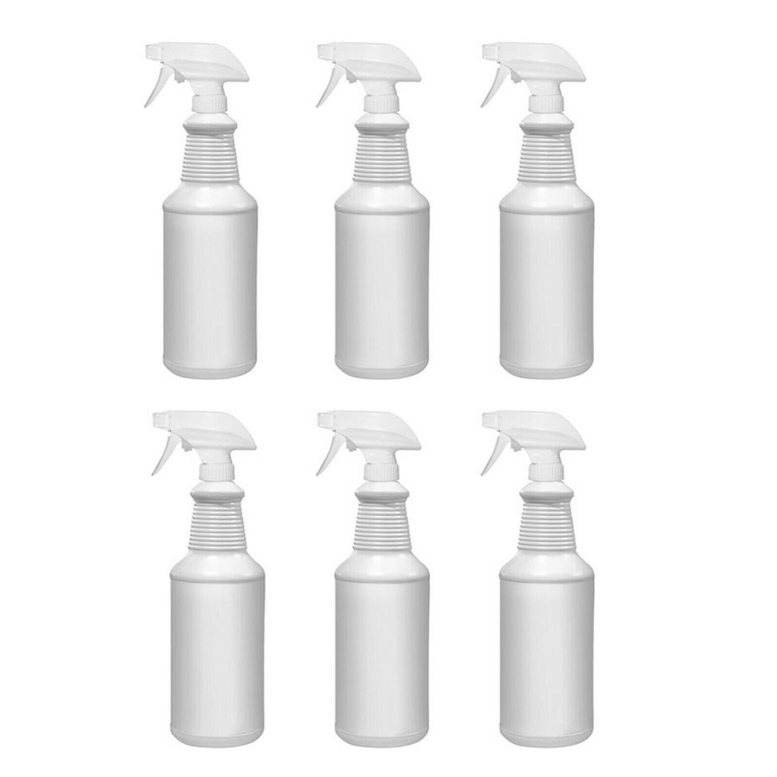 6 Pack 32 Oz All-Purpose HDPE Spray Bottles with Adjustable Trigger ...